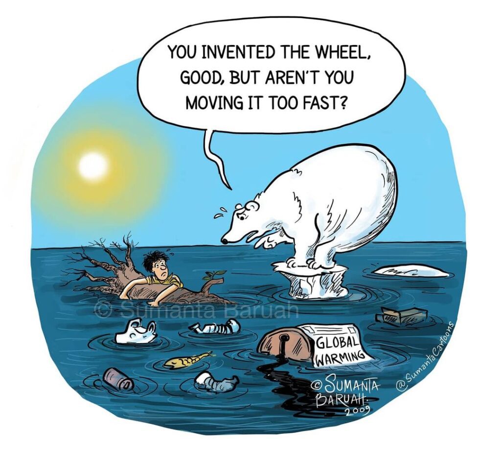 Sumanta Baruah’s Cartoons on Environmental Issues - Karmactive
