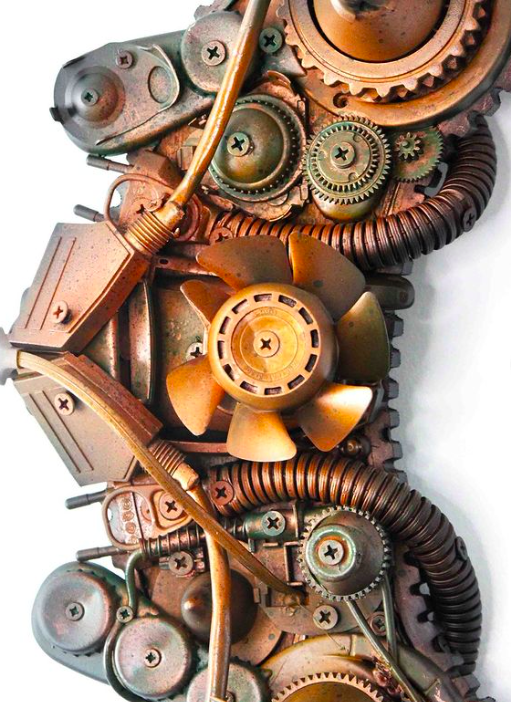 Surreal Art Figures Made From Scrap Metal -Vortex Recup'Art