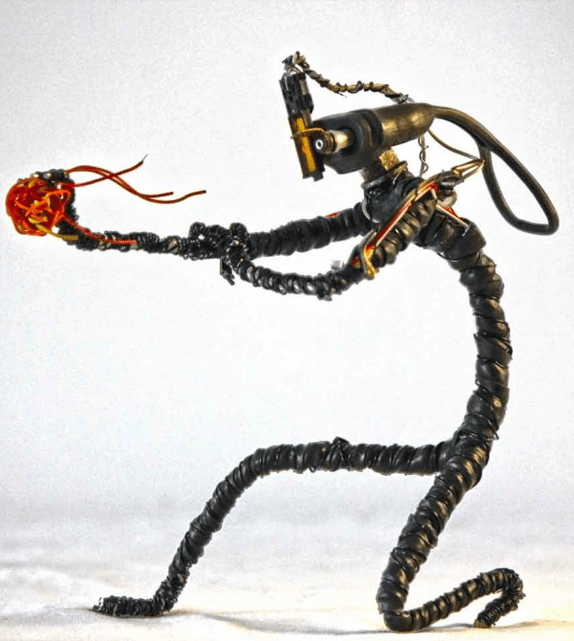 Surreal Art Figures Made From Scrap Metal -Vortex Recup'Art