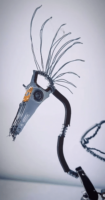 Surreal Art Figures Made From Scrap Metal -Vortex Recup'Art