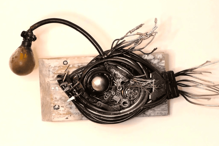 Surreal Art Figures Made From Scrap Metal -Vortex Recup'Art