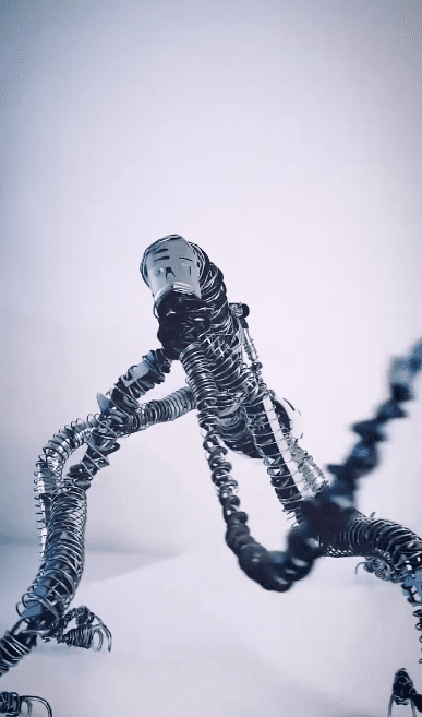 Surreal Art Figures Made From Scrap Metal -Vortex Recup'Art