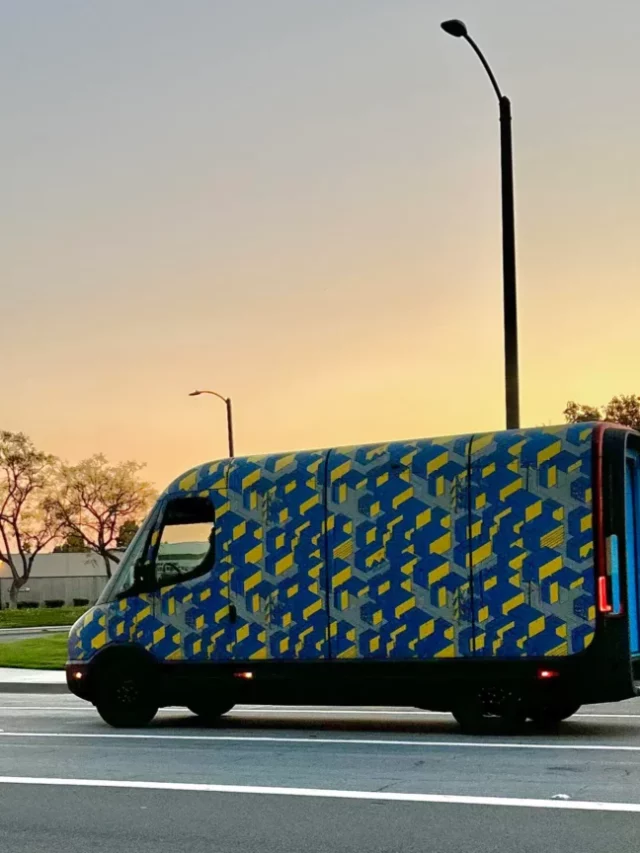 Rivian's Smallest Commercial Electric Van EDV 500 Spotted During ...
