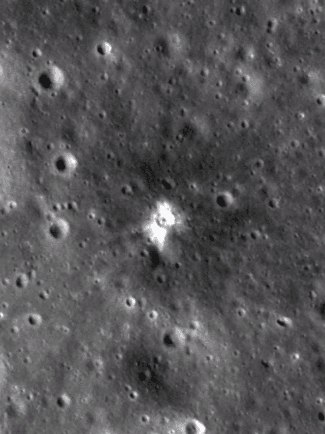 Newly Created Crater on the Moon Captured in Real-Time by Japanese ...