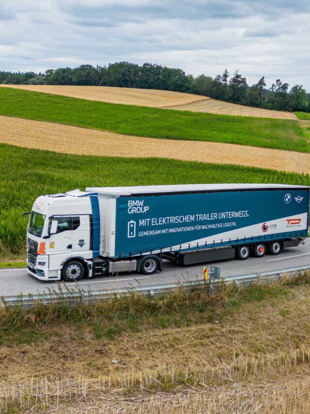 BMW Group Logistik's Electric Semi-Trailer Shines in Real-World ...