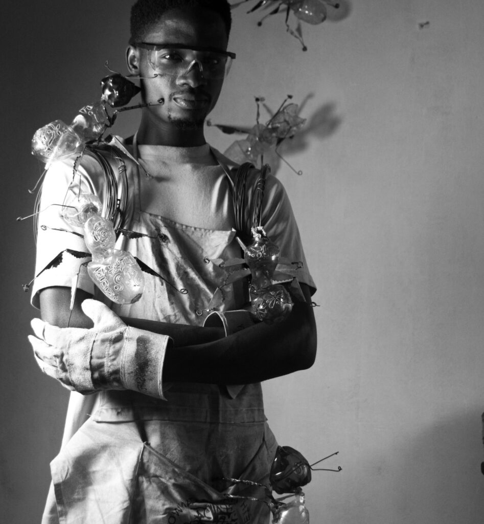Nigerian Eco-Artist Gbenga Adeku Tackles Plastic Pollution with PET ...