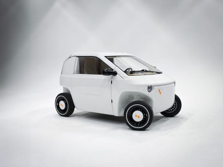 How Luvly O! Electric Microcar Promises Urban Mobility with a Tiny ...