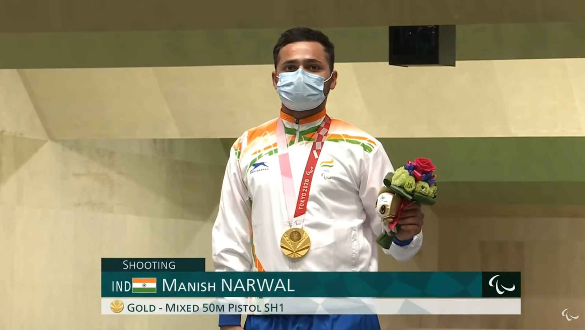 Manish Narwal, An Indian Para Pistol Shooter Has Claimed A Gold Medal ...