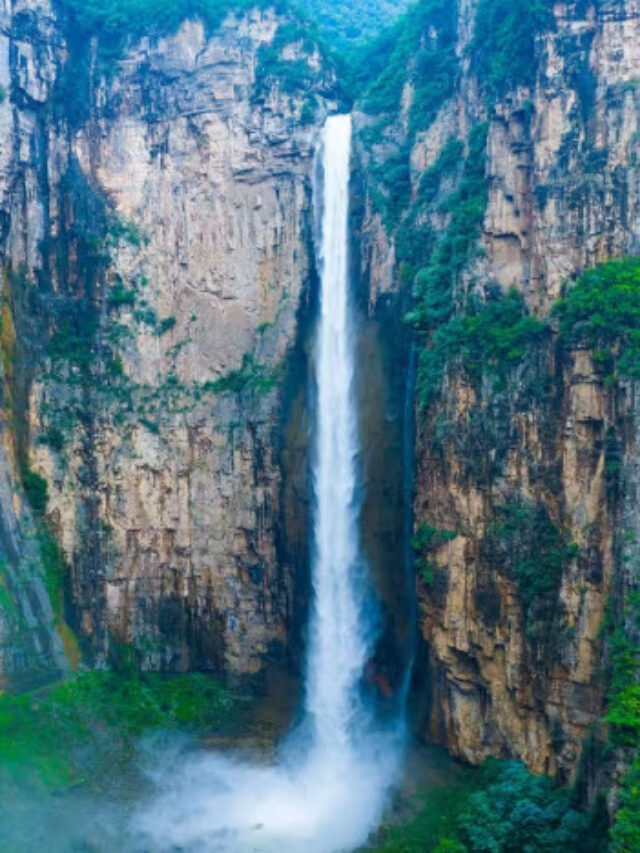 China’s Tallest Waterfall Exposed: Pipe-Powered Flow Revealed in Viral ...