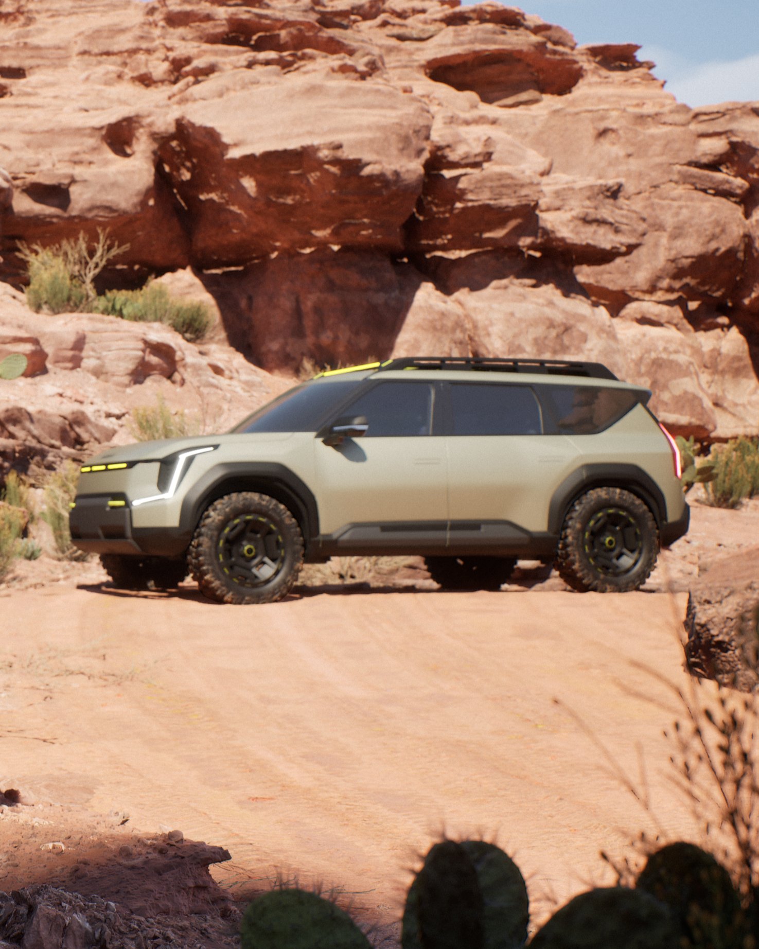 Kia PV5 WKNDR Electric Van Debuts at SEMA 2024 with Modular Pods, Off-Grid Power, and Versatile ...