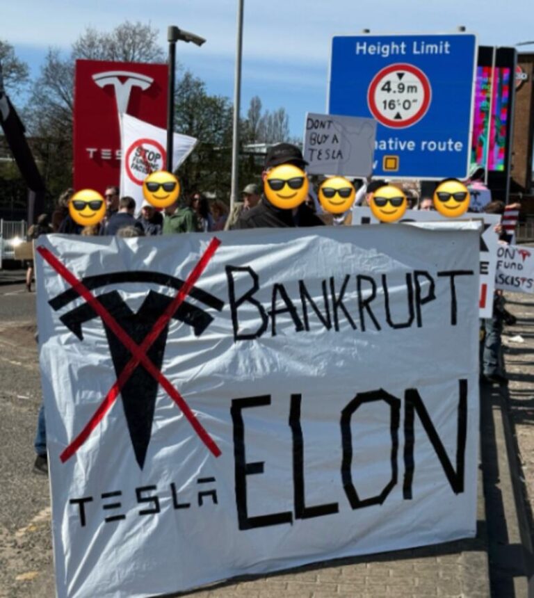 Global 'Tesla Takedown' Protests Erupt in 253 Cities Against Elon Musk ...